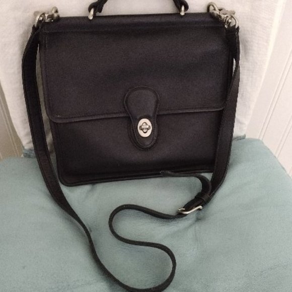 Coach | Bags | Vintage Coach Leather Bag 69p9927 Black | Poshmark